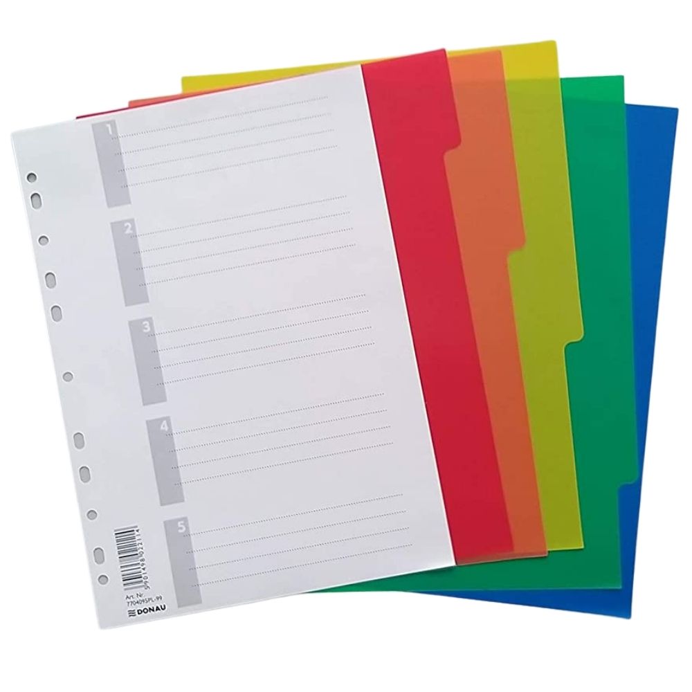 File Dividers Plastic – Dream Stationery